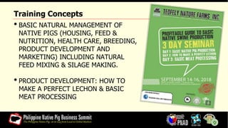 Science-based native pig production to meet quality requirements of ...