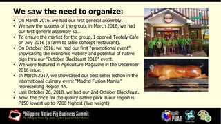 Science-based native pig production to meet quality requirements of ...