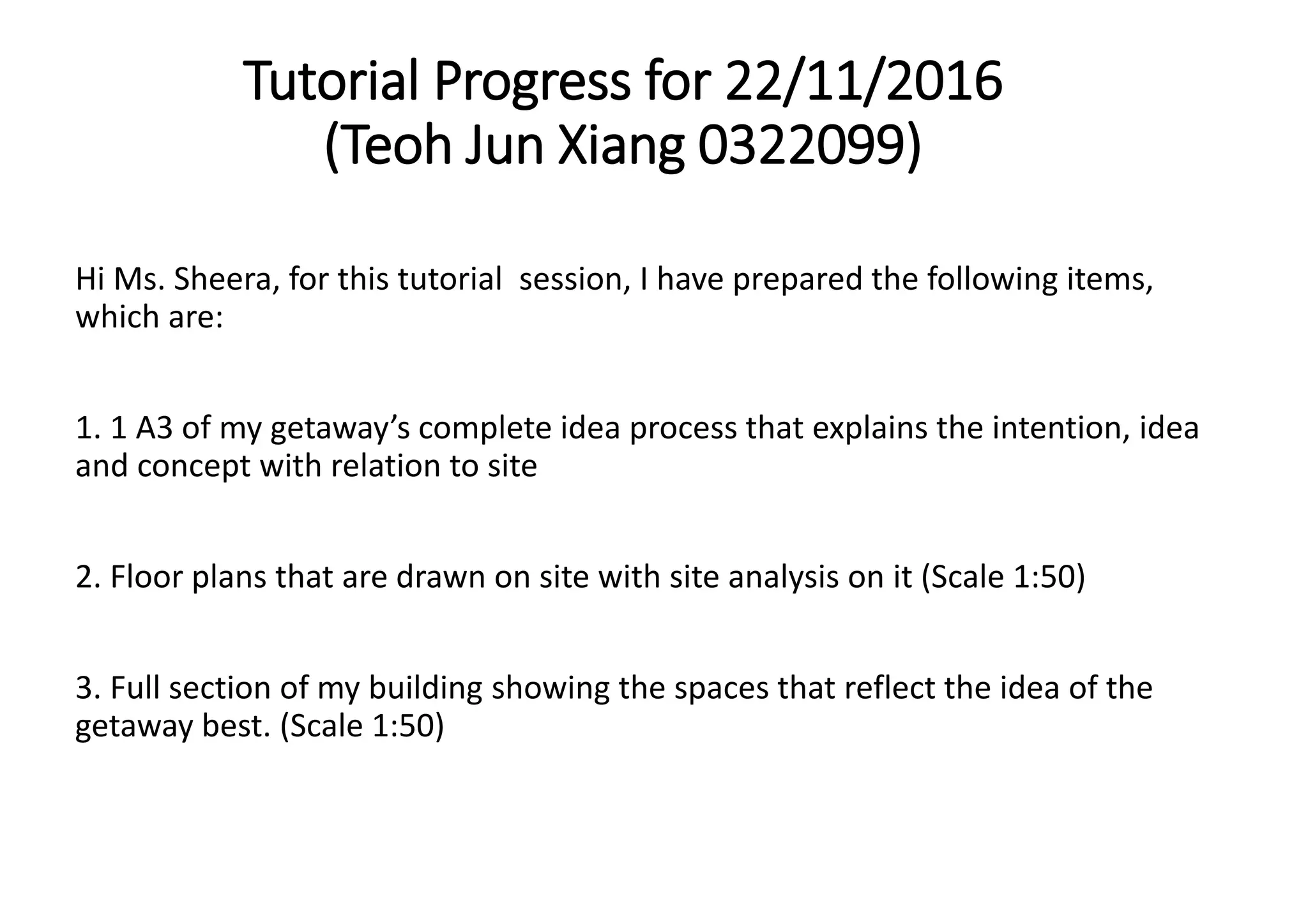 Teoh jun xiang tutorial | PPT