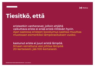 Teollisuuden tekninen eristys & energiatehokkuus | PDF