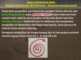Teologi Misi - Misio Dei Allah dalam Alkitab | PPTX