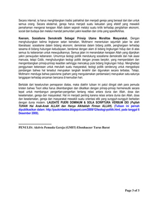 Teologi politik | PDF
