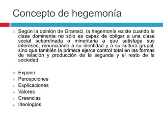 Teoria de la Hegemonia y Cultural Jamming | PPTX