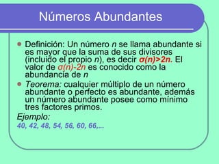 TeoríA De NúMeros | PPT