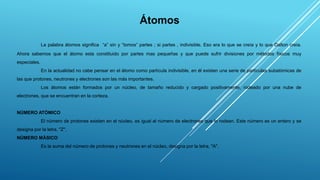 Teoría atómica | PPTX
