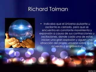 Teoría big bang y Universo Pulsante | PPTX