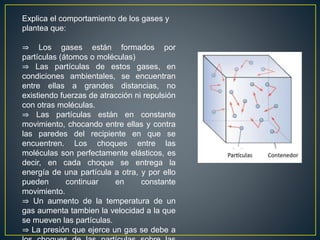 Teoría cinética molecular del estado gaseoso | PPTX
