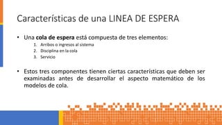 teoría de colas ingeniería industrial 8 octavo | PPTX
