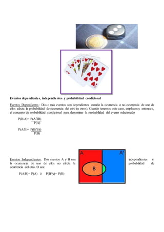 Teoría de conjuntos y teoría de probabilidad | DOCX