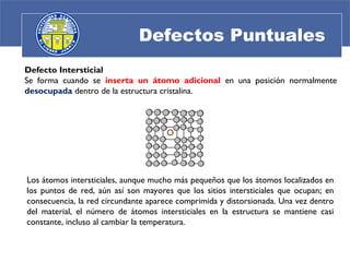 teoría de defectos e irregularidades en materiales.ppt