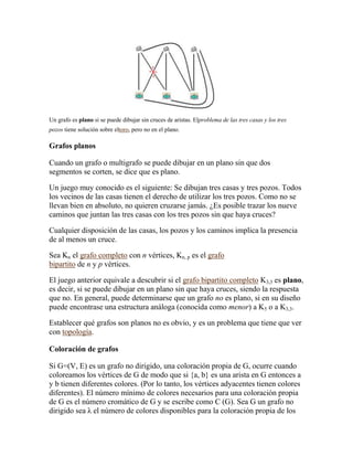 Teoría de grafos | DOCX