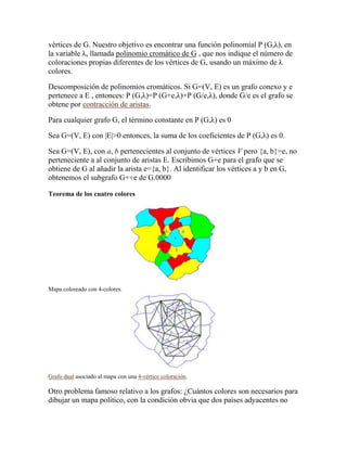 Teoría de grafos | DOCX
