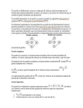 Teoría de grafos | DOCX