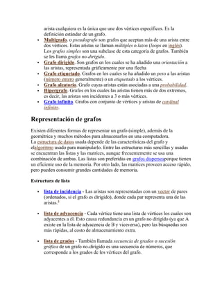 Teoría de grafos | DOCX