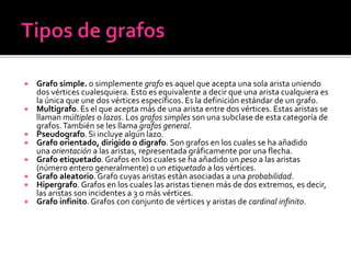 Teoría de grafos | PPTX