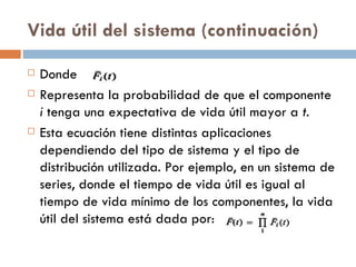 Teoria de la Confiabilidad | PPT