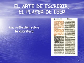 Teoría de la escritura | PDF