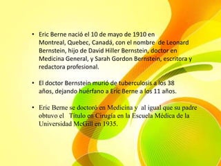 Teoría de la personalidad de berne (1) | PPTX