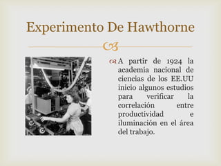 Teoría de las Relaciones Humanas en la Administración - George Elton ...