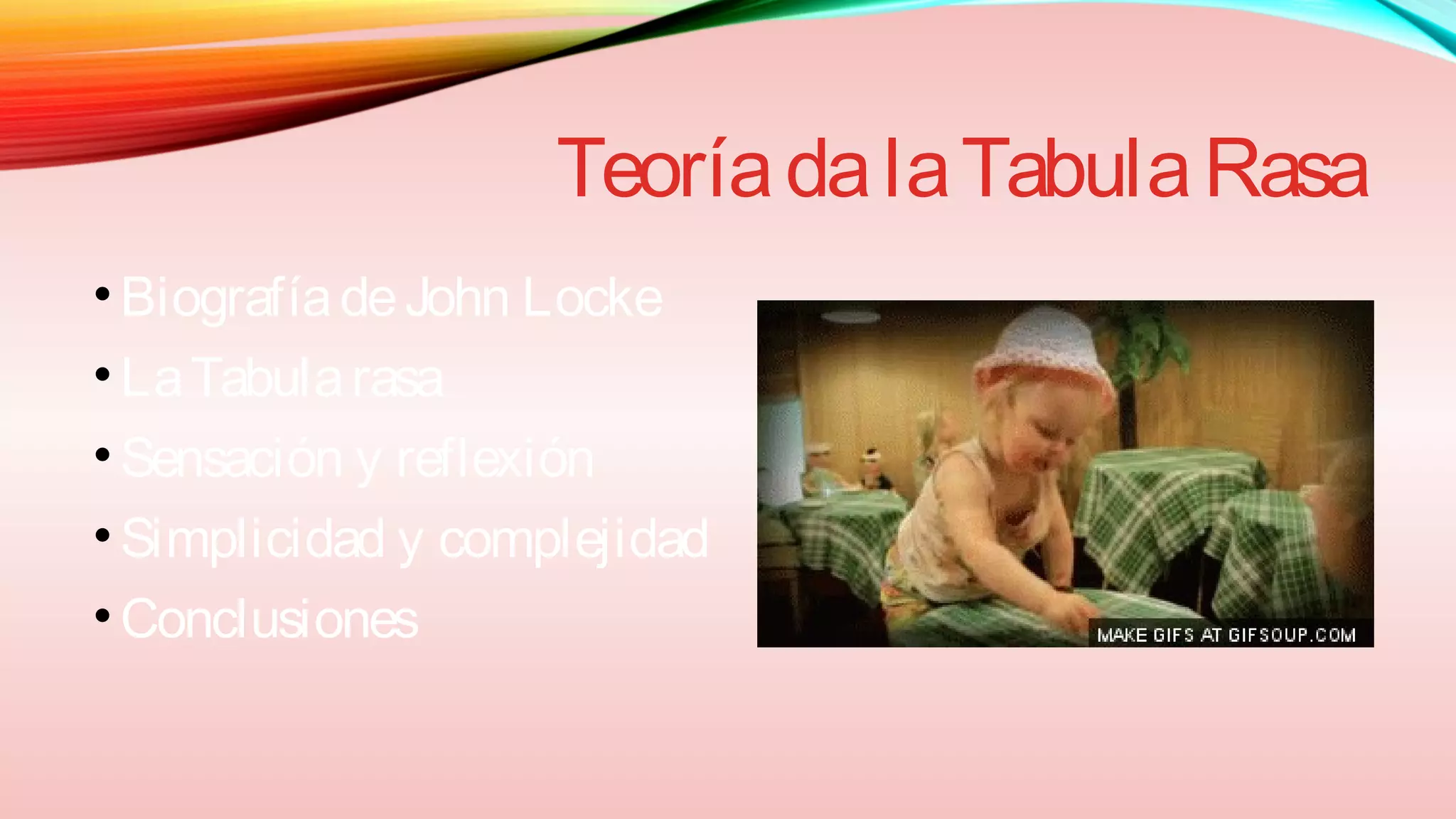 Teoría de la tabula rasa por john locke | PPT