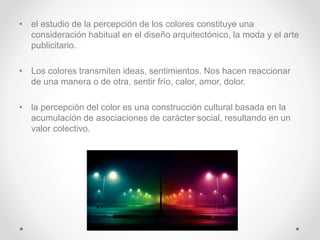 Teoría del color | PPTX