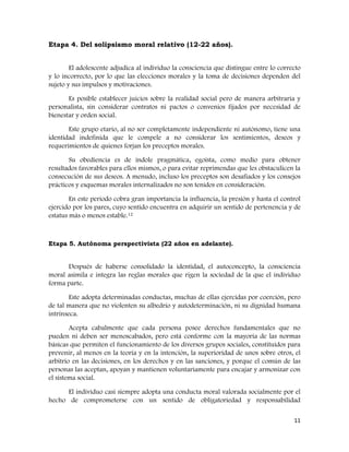 Teoría del desarrollo socio moral. Mi Propuesta | PDF