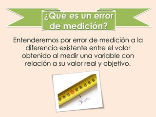 Teoría del error | PDF
