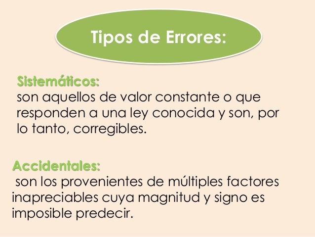 Teoría Del Error