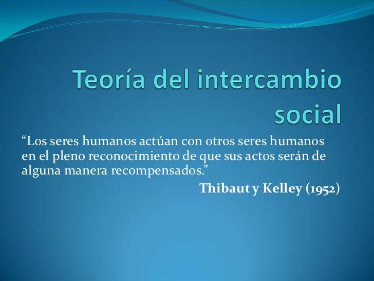 Descubre la Teoría del Intercambio Social: Clave para Relaciones ...