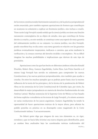 Teoría del neoconstitucionalismo | PDF