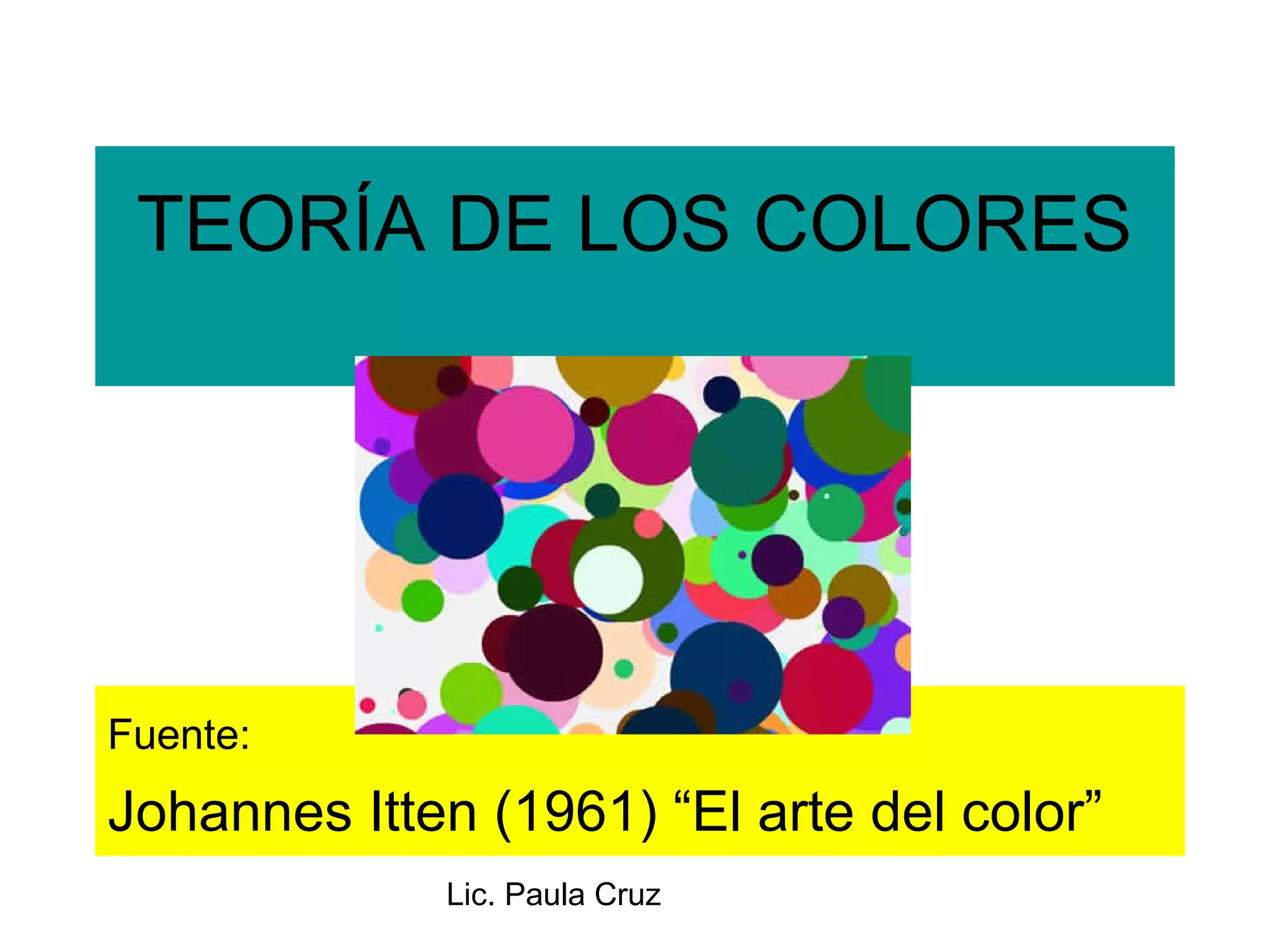 Teoría de los colores | PPT