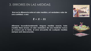 Teoría de los errores en la medición | PPTX