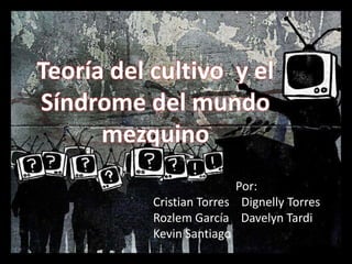 Teoría del Cultivo | PPTX