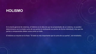 Teoría general de sistemas | PPTX