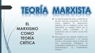 Teoría Marxista | PPTX
