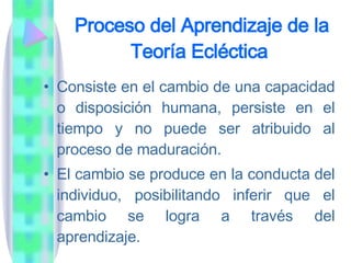 TeoríAs Del Aprendizaje Ppt | PPT
