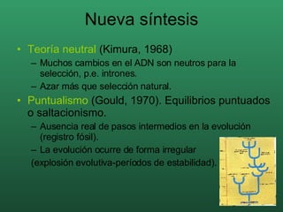Teorías Evolución | PPT