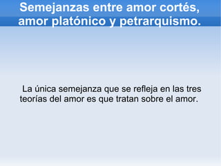 Teorías del amor | ODP