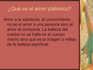 Teorías del amor | PPT