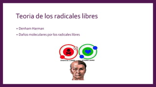 Teorías del envejecimiento | PPTX