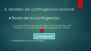 Teorías Organizacionales | PPTX