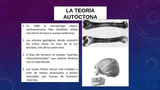 Teorías poblamiento américano | PPT