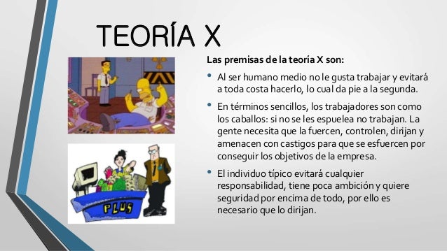 Teoría X y Teoría Y