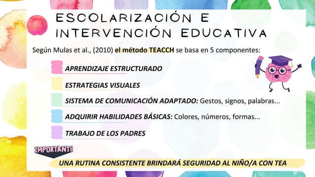 Trastorno Del Espectro Autista Definición Síntomas Y Escolarización E Intervención Educativapdf 