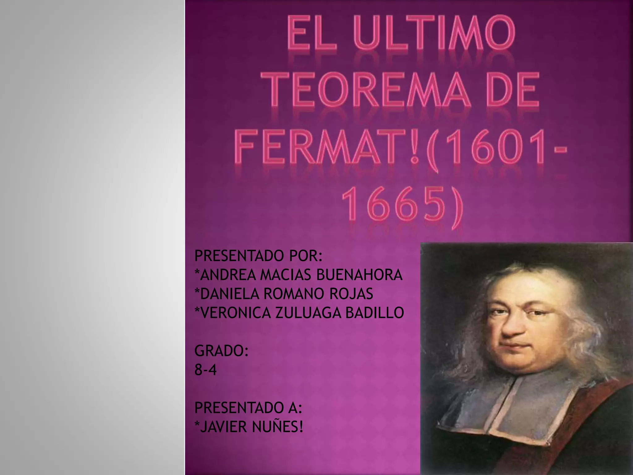 teorema de FERMAT! | PPTX
