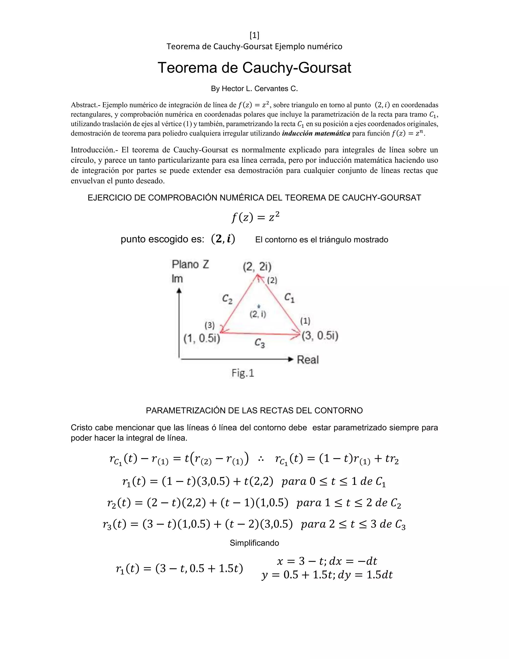 Teorema de cauchy | PDF