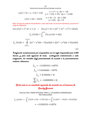 Teorema de cauchy | PDF