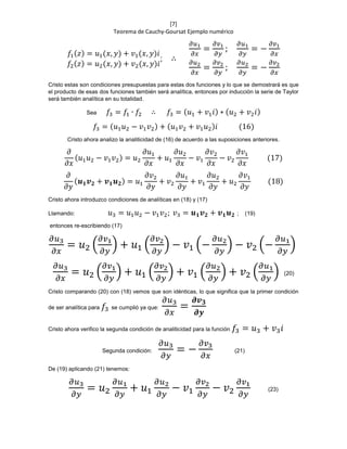 Teorema de cauchy | PDF