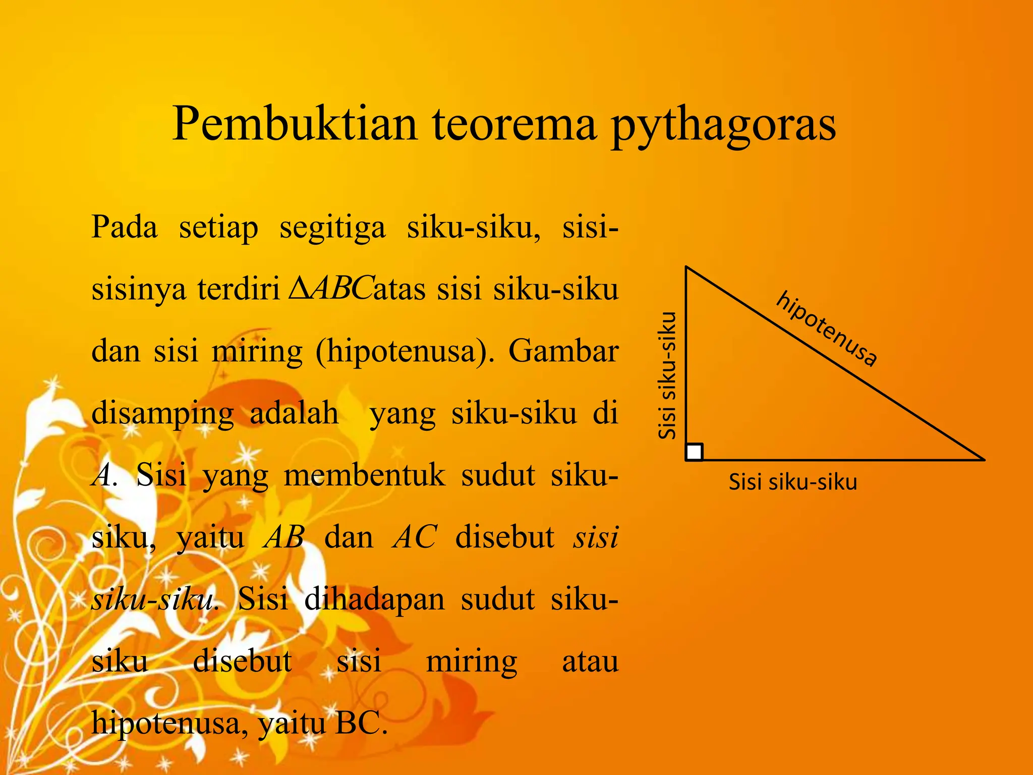 teorema_pythagoras. matematika kelas 8 SMP | PPT