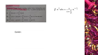TEOREMA DASAR KALKULUS serta BANTUAN DALAM PERHITUNGAN INTEGRAL.ppsx